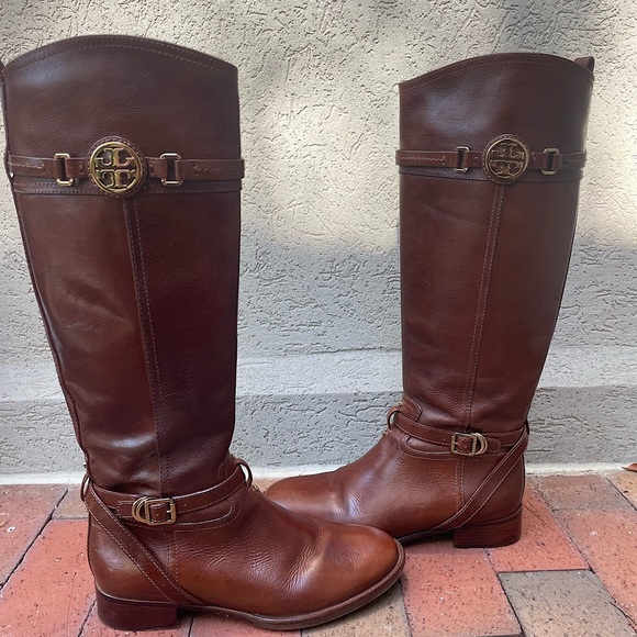 Tory Burch | Shoes | Tory Burch Calista Leather Riding Boots | Poshmark